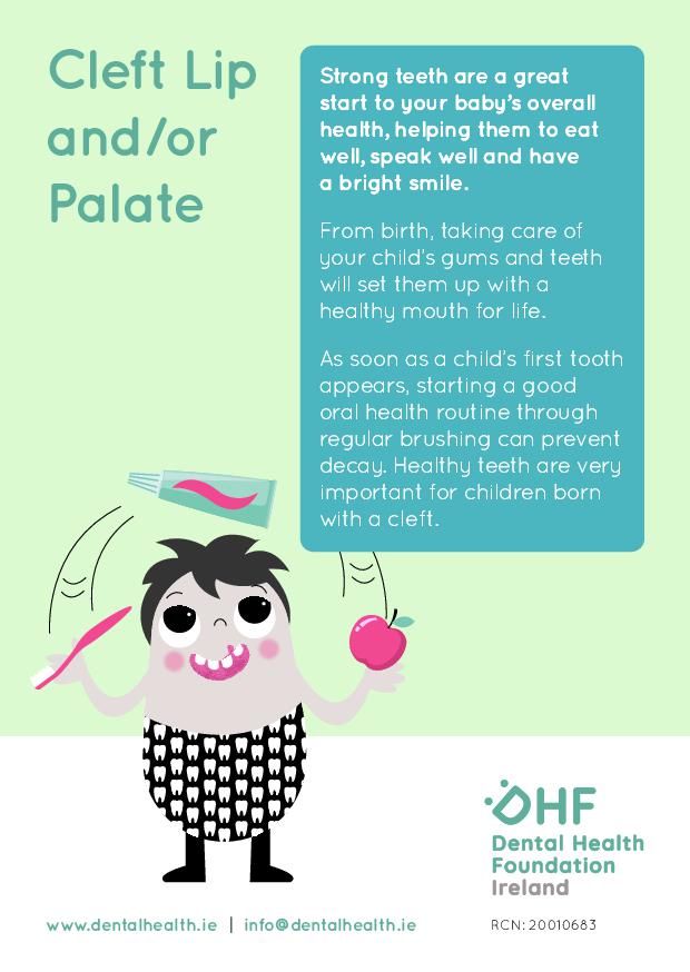 Cleft lip and palate postcard | Dental Health Foundation