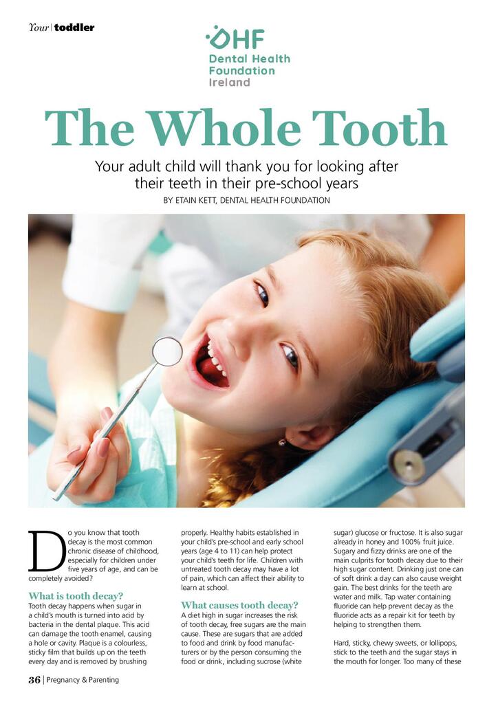 The Whole Tooth - Looking After Your Child's Teeth | Dental Health ...