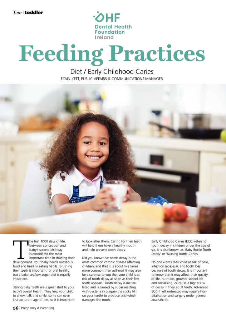 Feeding Practices - Pregnancy & Parenting Magazine | Dental Health ...