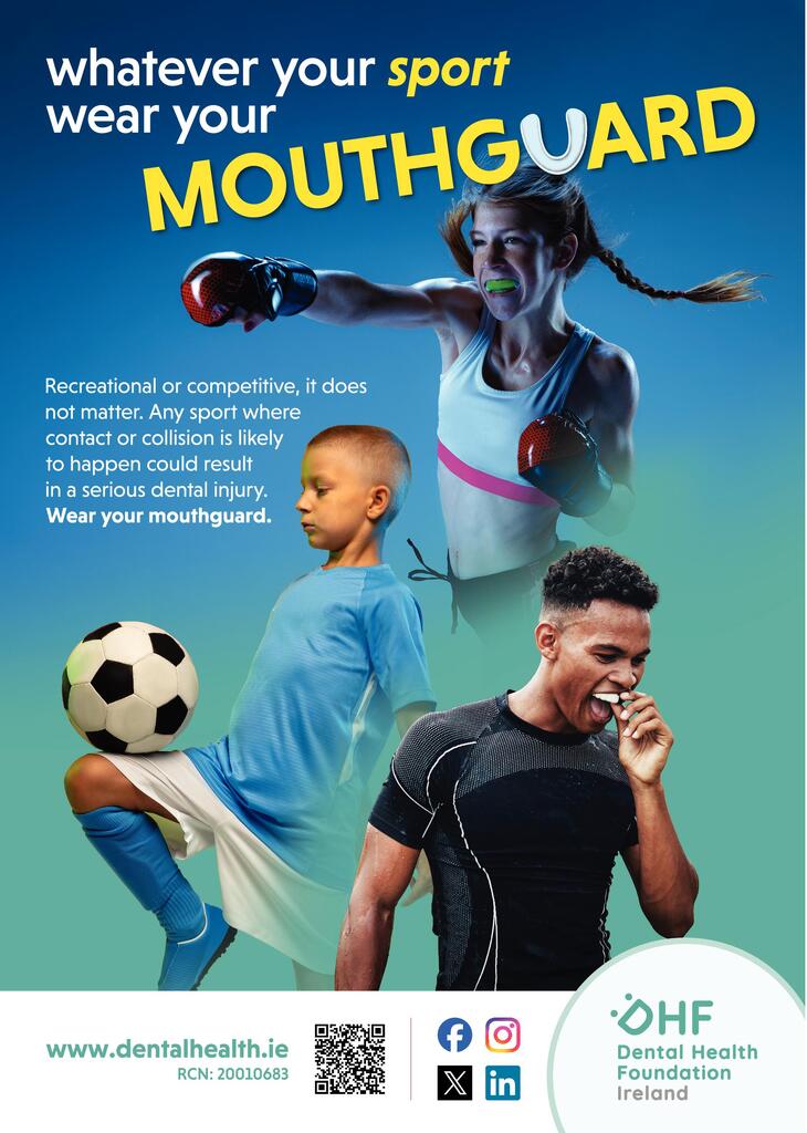 Mouthguard Poster New | Dental Health Foundation