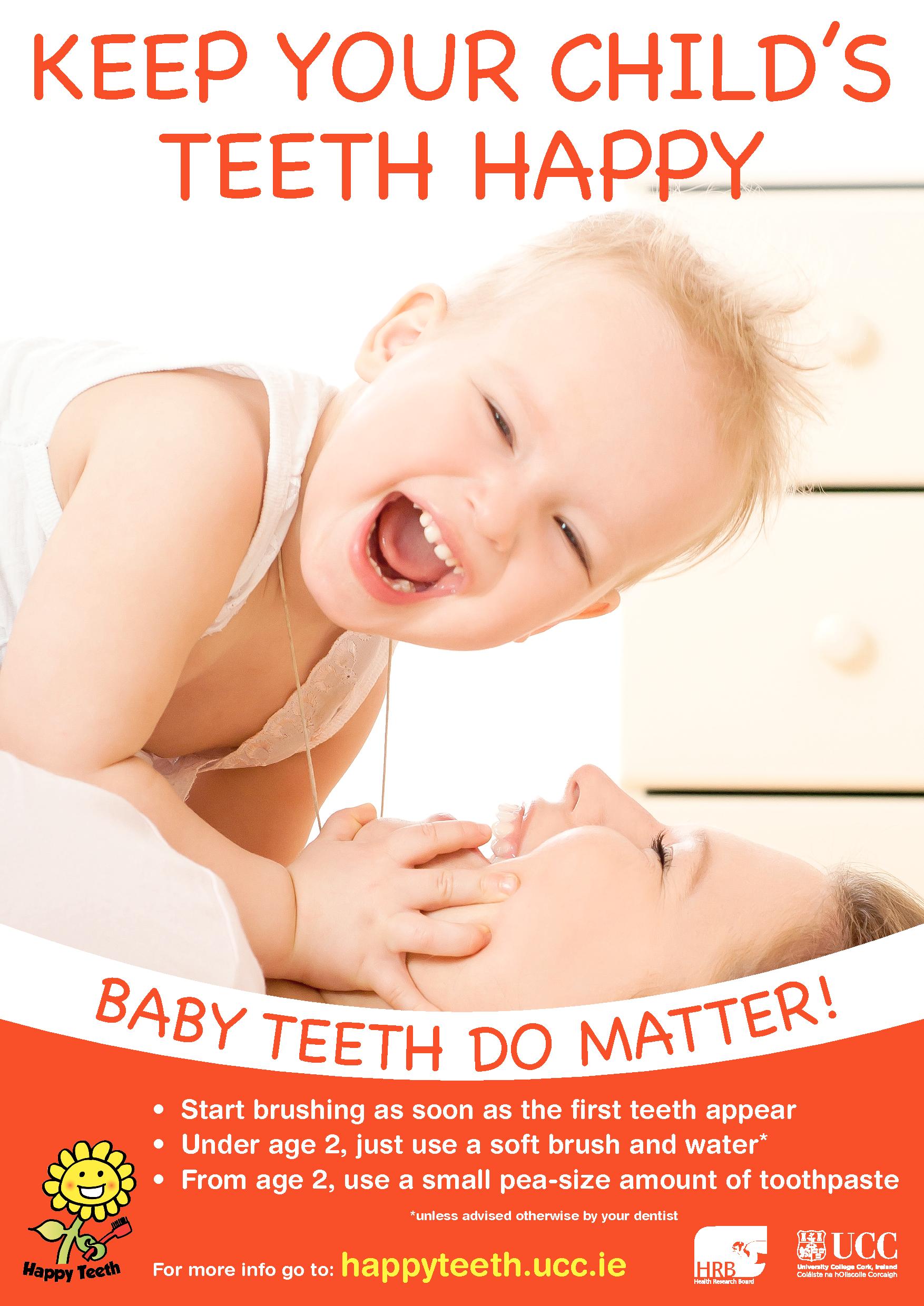 Happy Teeth A3 poster2 | Dental Health Foundation
