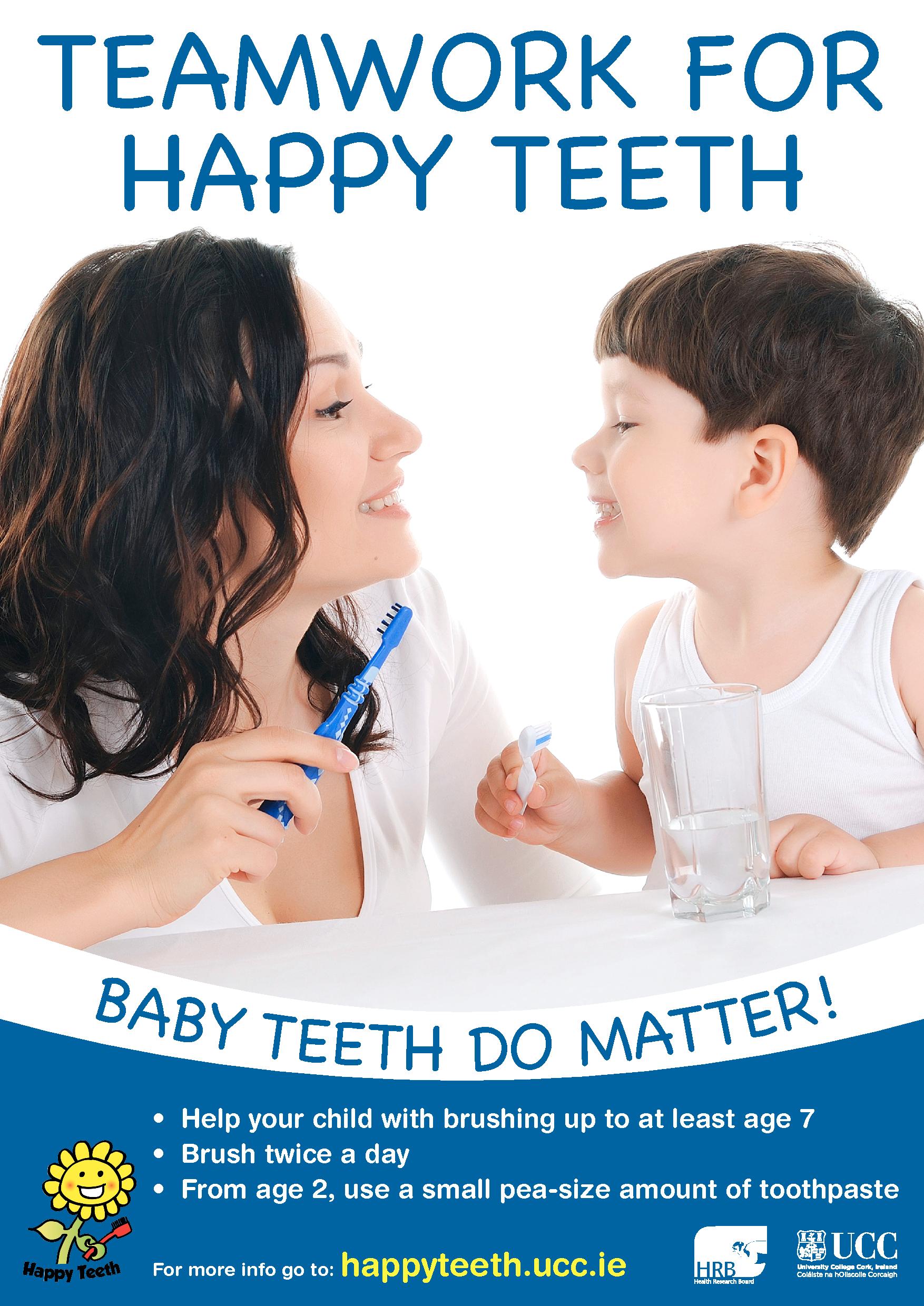 Happy Teeth A3 poster3 | Dental Health Foundation
